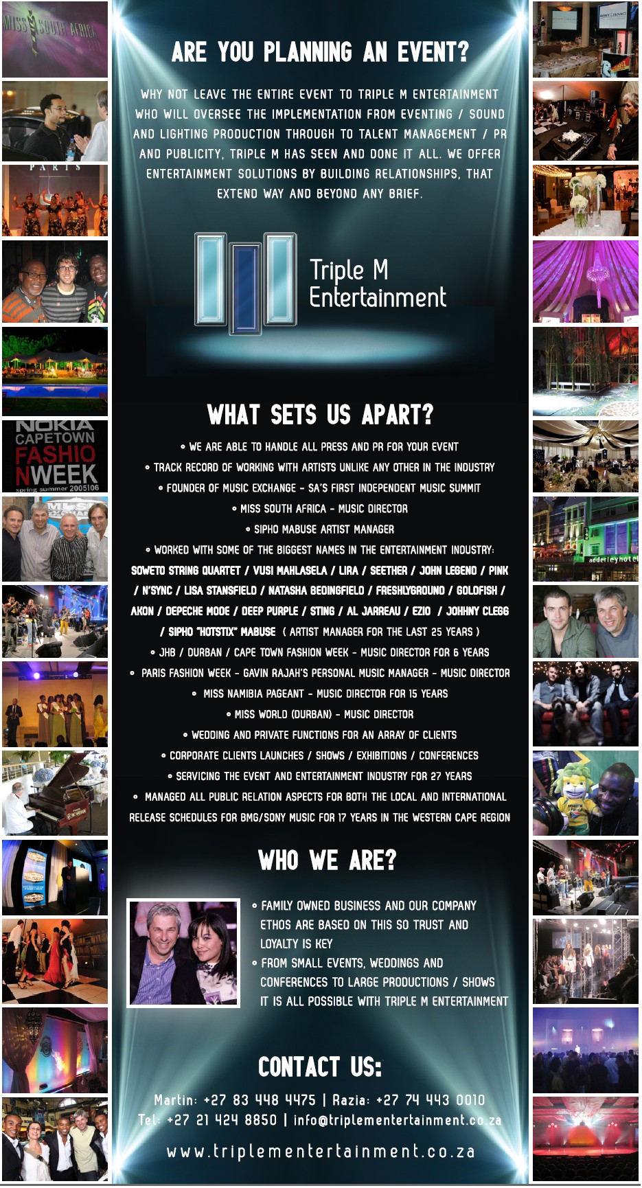 About Us – Triple M Entertainment