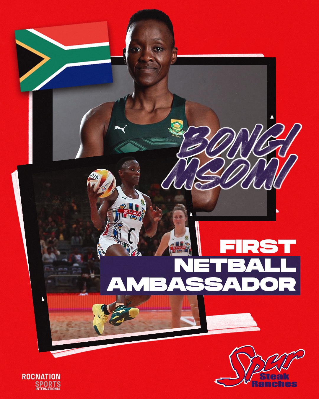 SA netball captain Bongi Msomi named as Spur’s first netball ambassador ...